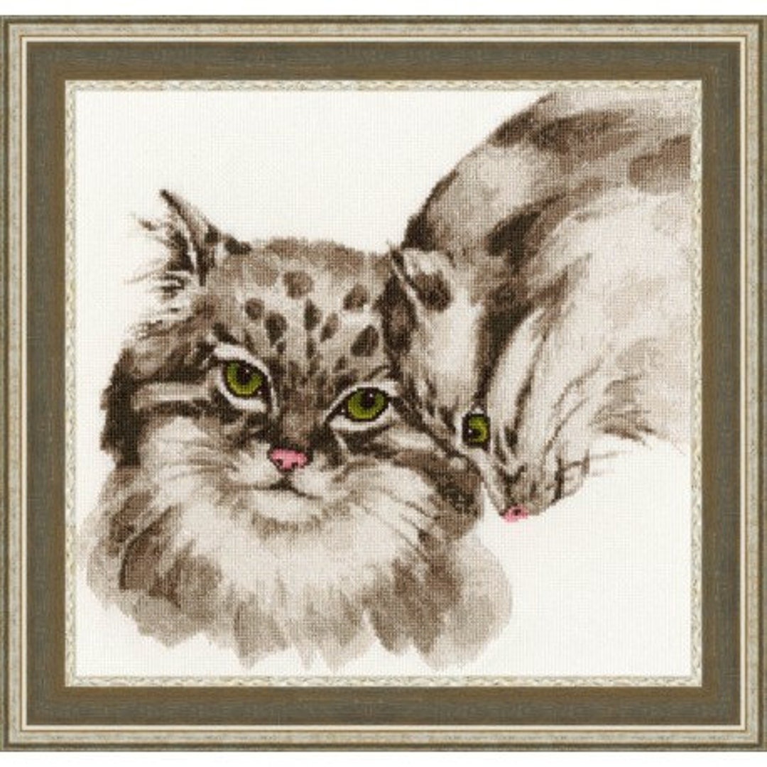 Cross Stitch Kit Season of Love Wild Animals DZH-041 - Etsy