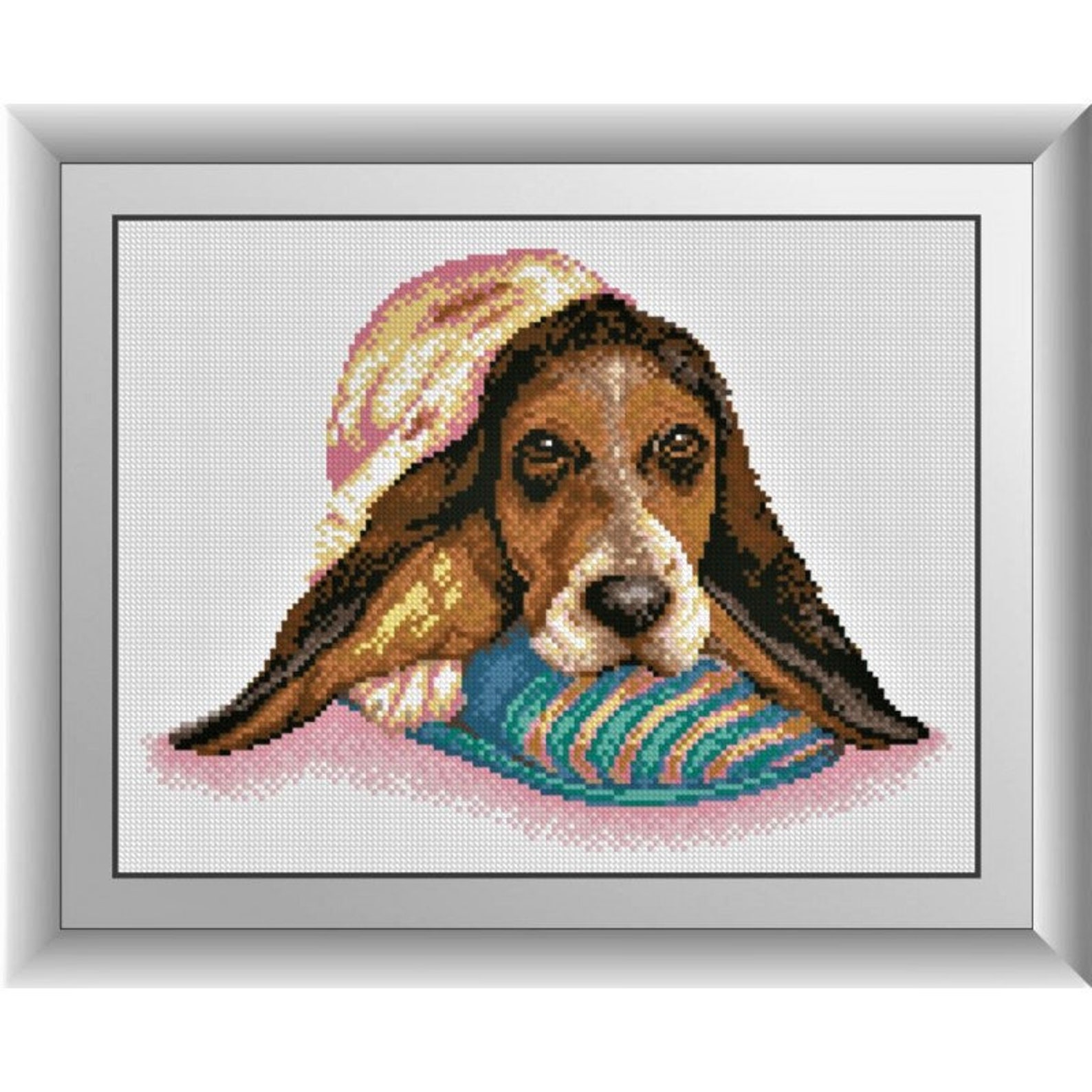 DIAMOND PAINTING KIT Basset Hound square Full 30949D - Etsy