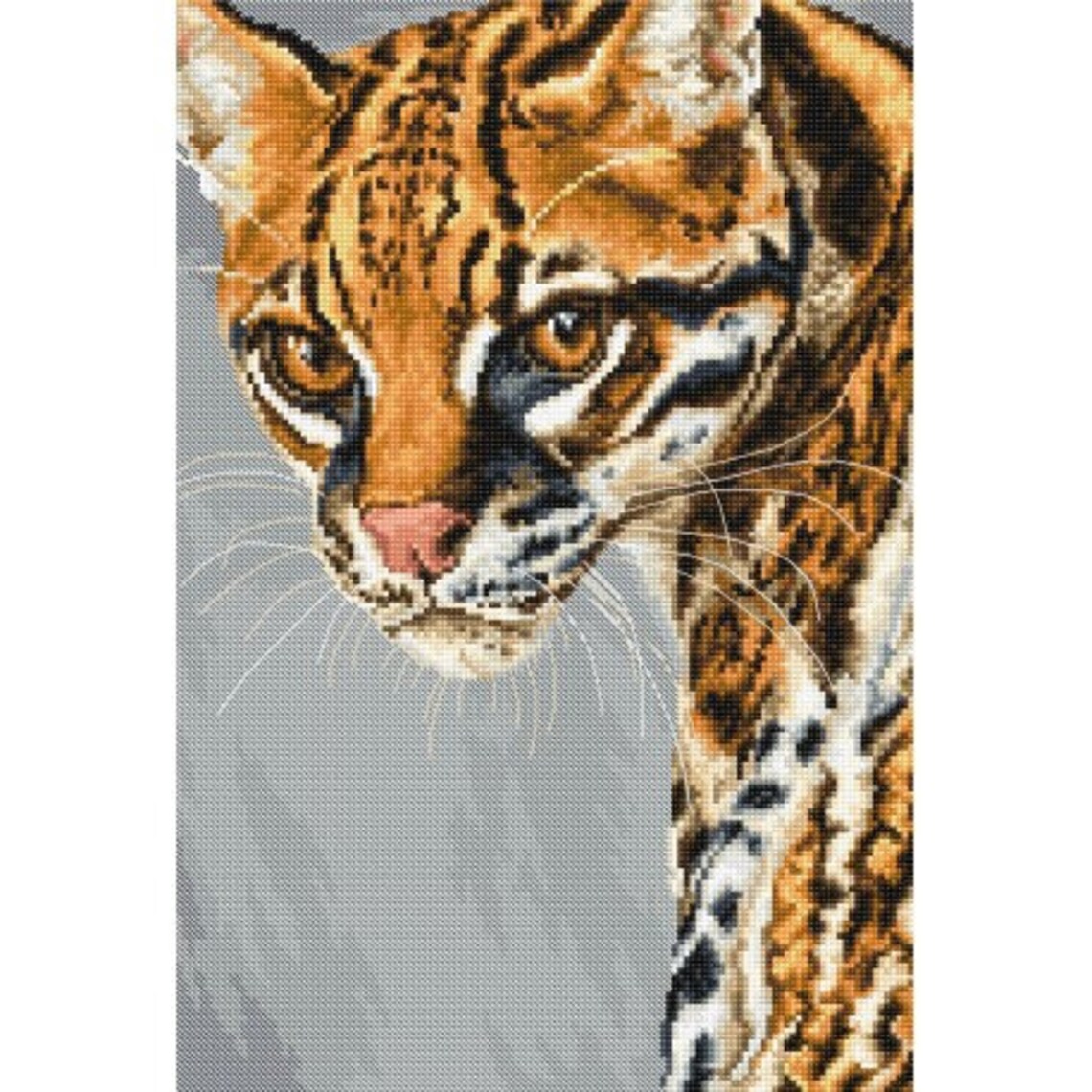 Cross Stitch Kit Ocelot BU4007 - Etsy UK