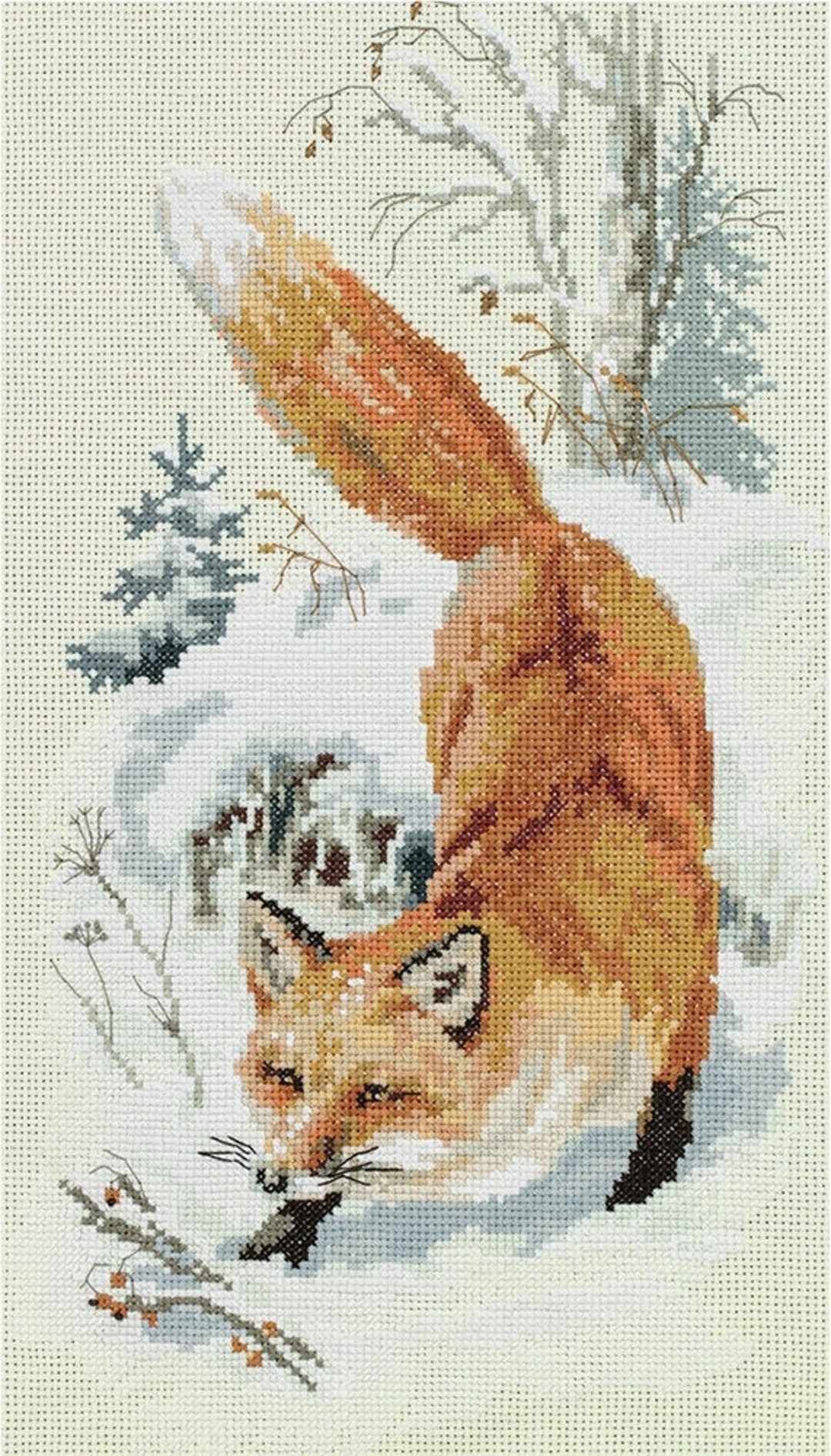 Cross Stitch Kit in Freshly Fallen Snow J-7111 - Etsy UK