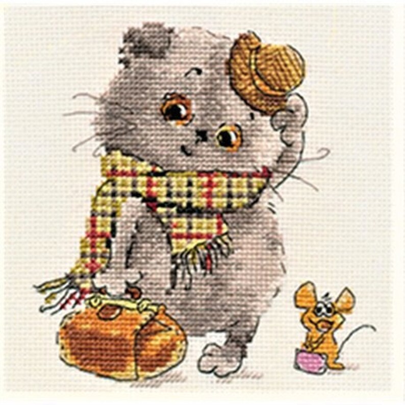 Cross Stitch Kit Basik and Milena. Little Quests Art. 0-177 | Etsy