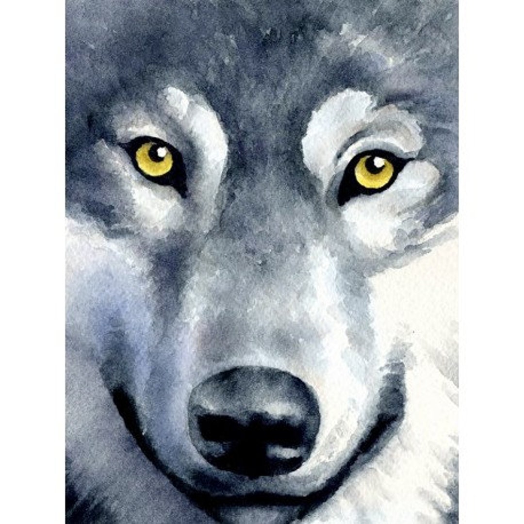 Diamond Painting Kit WOLF LOOK WD2361 - Etsy