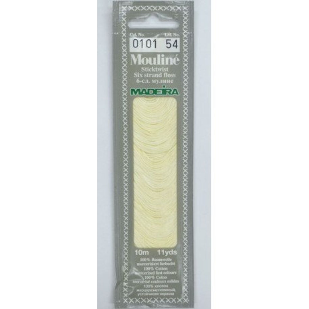 MADEIRA Six Strand Cotton Floss 10m Art. 017 - 0101, 0102,0103, 0104 ...