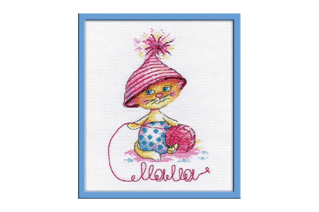 Cross Stitch Kit First Word Art. 907 - Etsy