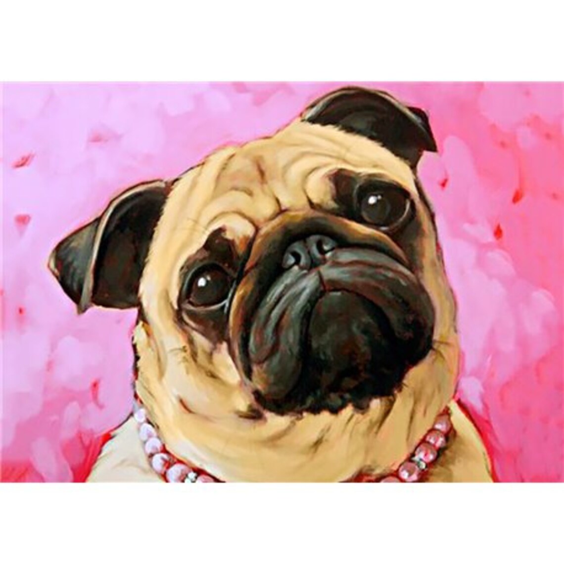Diamond Painting Kit PUG WD182 - Etsy UK