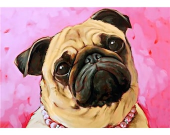 Pug Diamond Painting - Etsy