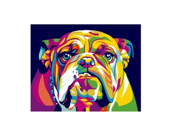 French Bulldog Paint by Numbers - Etsy