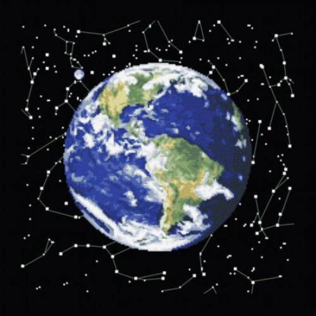 Cross Stitch Kit Planet Earth PZ-0301 - Etsy