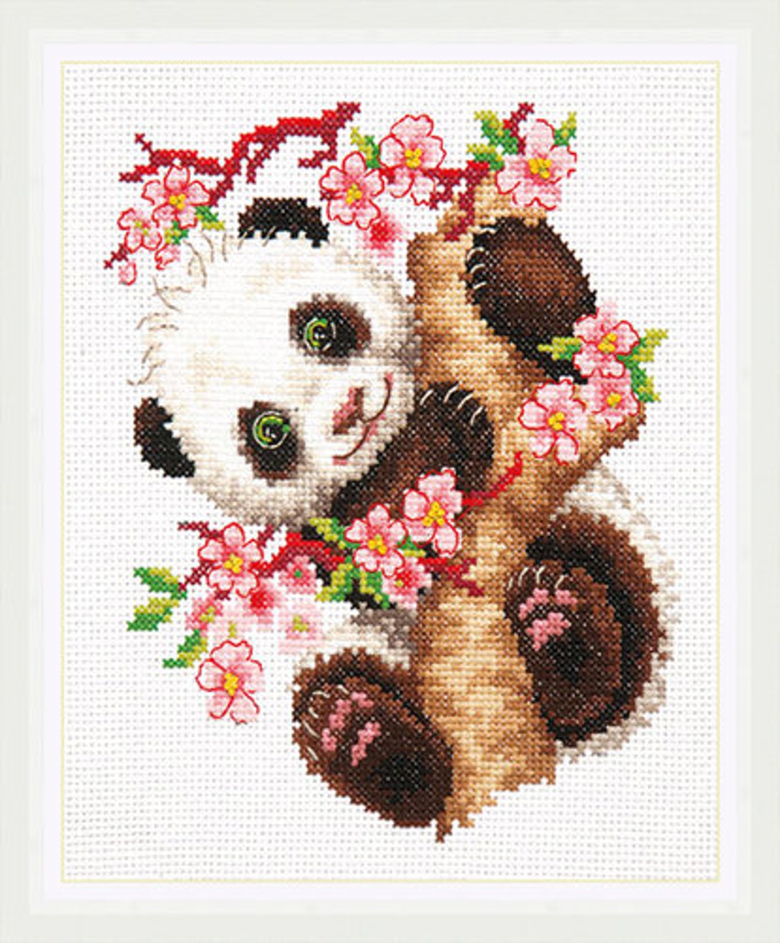 Cross Stitch Kit Panda Art. 19-26 - Etsy