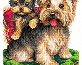Cross Stitch Kit Beauties dogs Art. 59-17 - Etsy