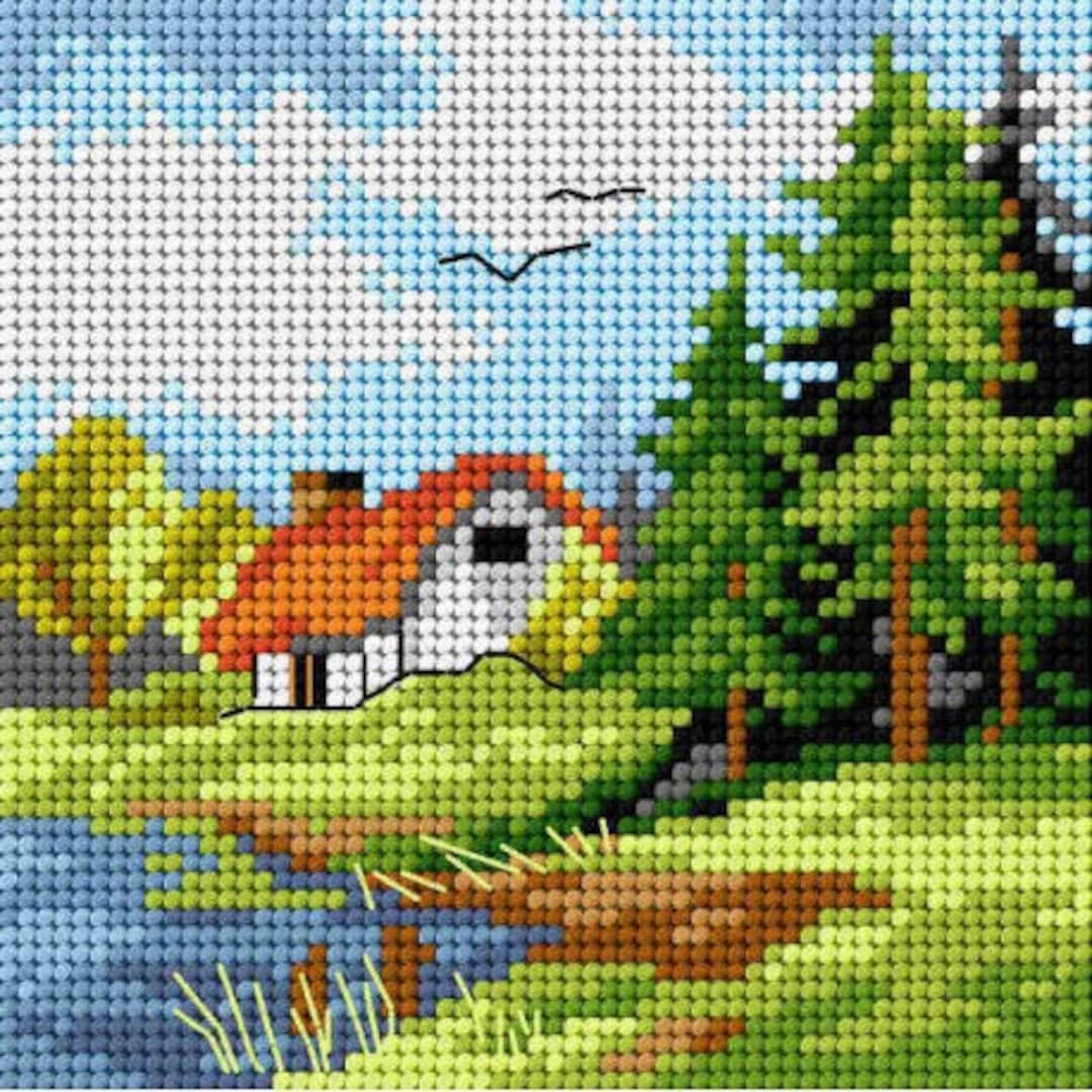 TAPESTRY CANVAS Spring 15x15cm 2613D - Etsy