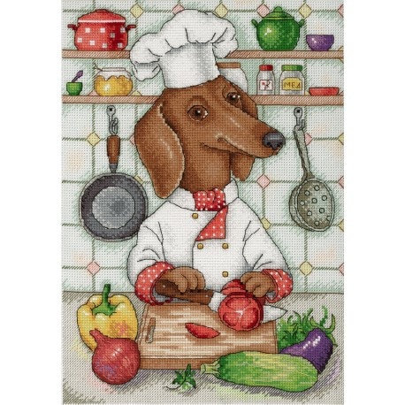 Cross Stitch Kit Cook NV-676 - Etsy
