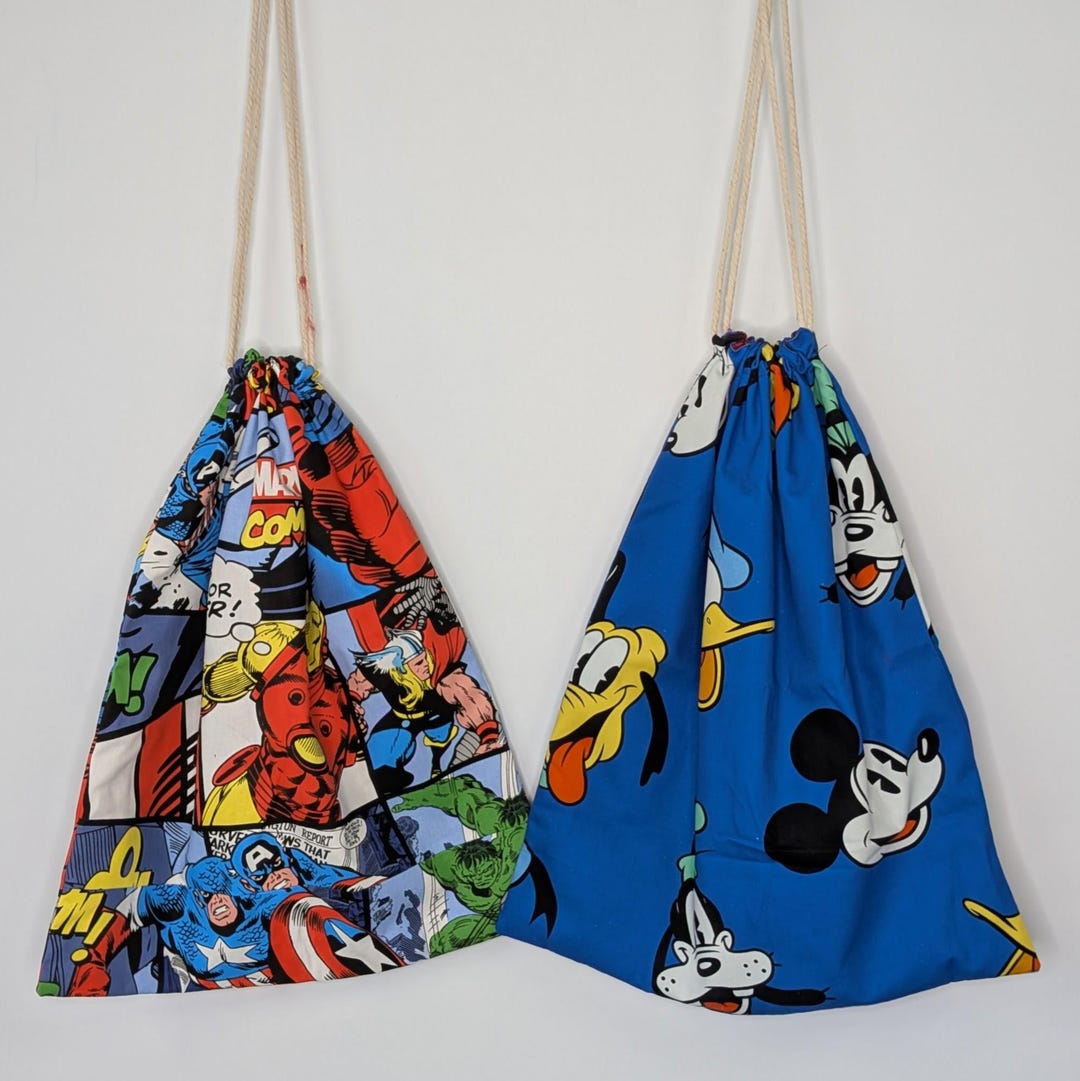 Marvel/disney Large 41cmx49cm Cotton Double Drawstring Wet Bags - Kids ...