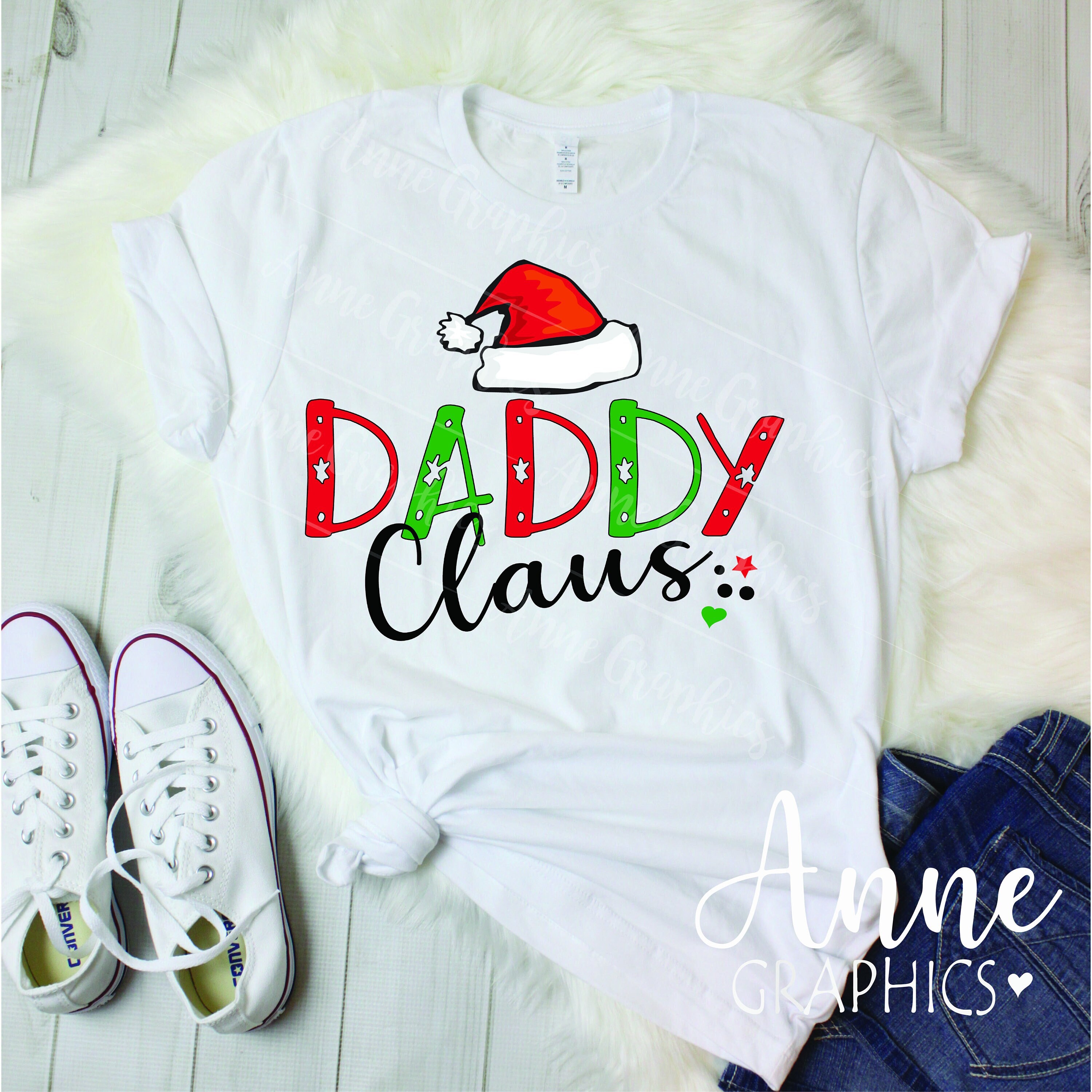 Daddy Claus Christmas Santa Dad PNG File Instant Download - Etsy
