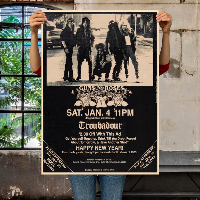 Guns'n Roses Poster - Etsy