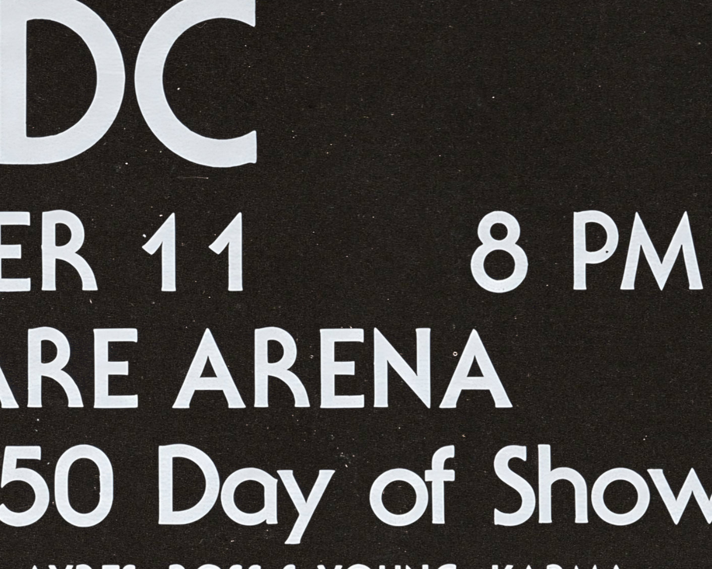 KISS 1977 Tour POSTER With ACDC - Vintage Concert Poster - Etsy