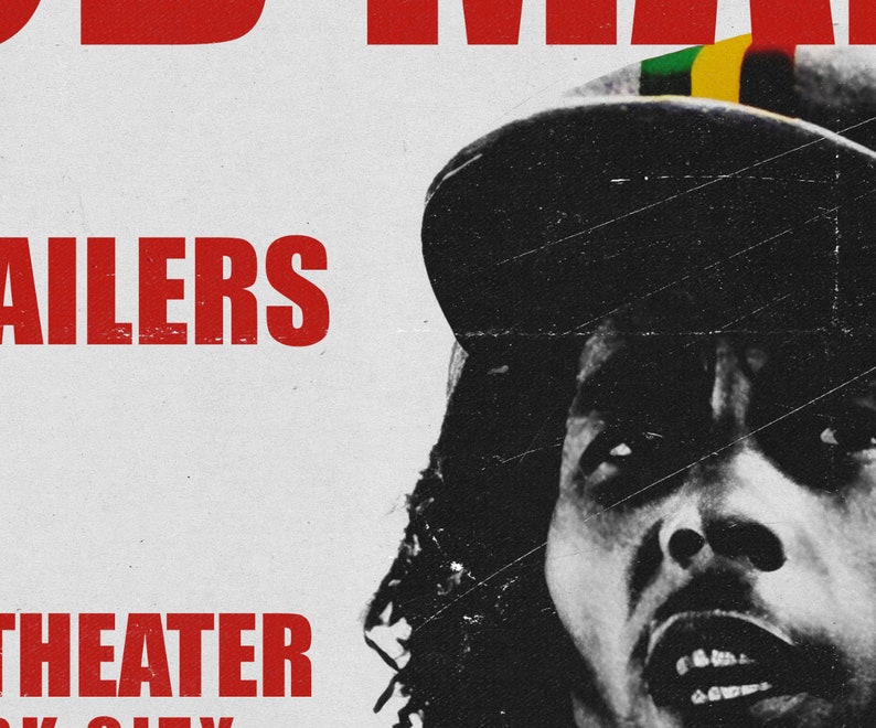Bob Marley Vintage Concert Poster 1979 - Apollo Theater NY - Etsy