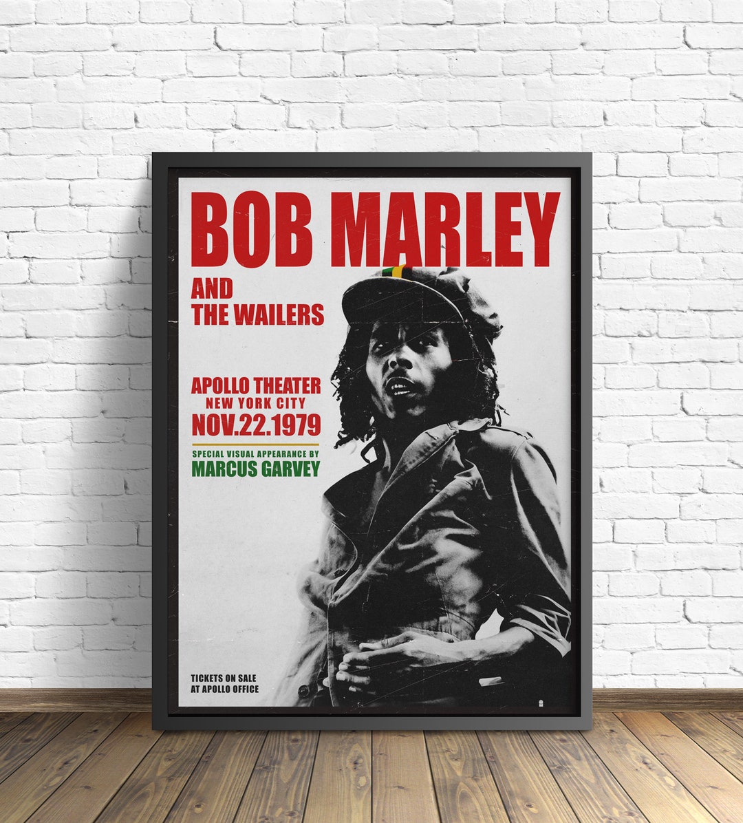 Bob Marley Vintage Concert Poster 1979 - Apollo Theater NY - Etsy