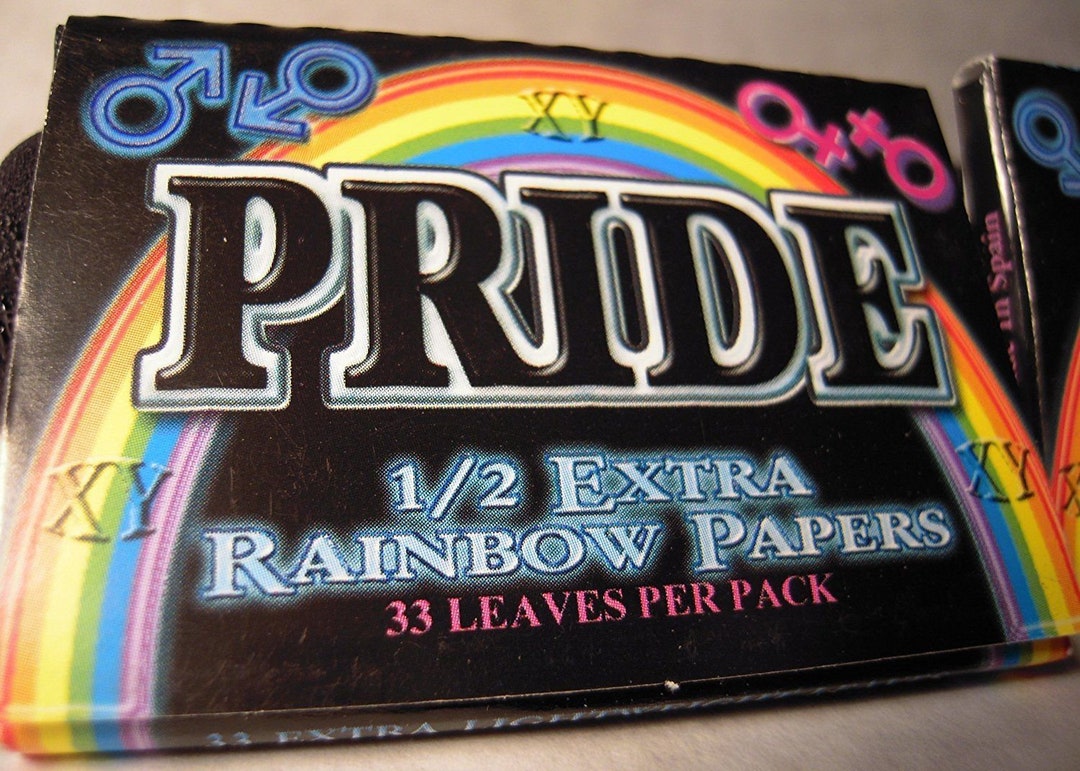PRIDE Rainbow Club Cigarette Rolling Papers Vintage No Longer Made Rare ...