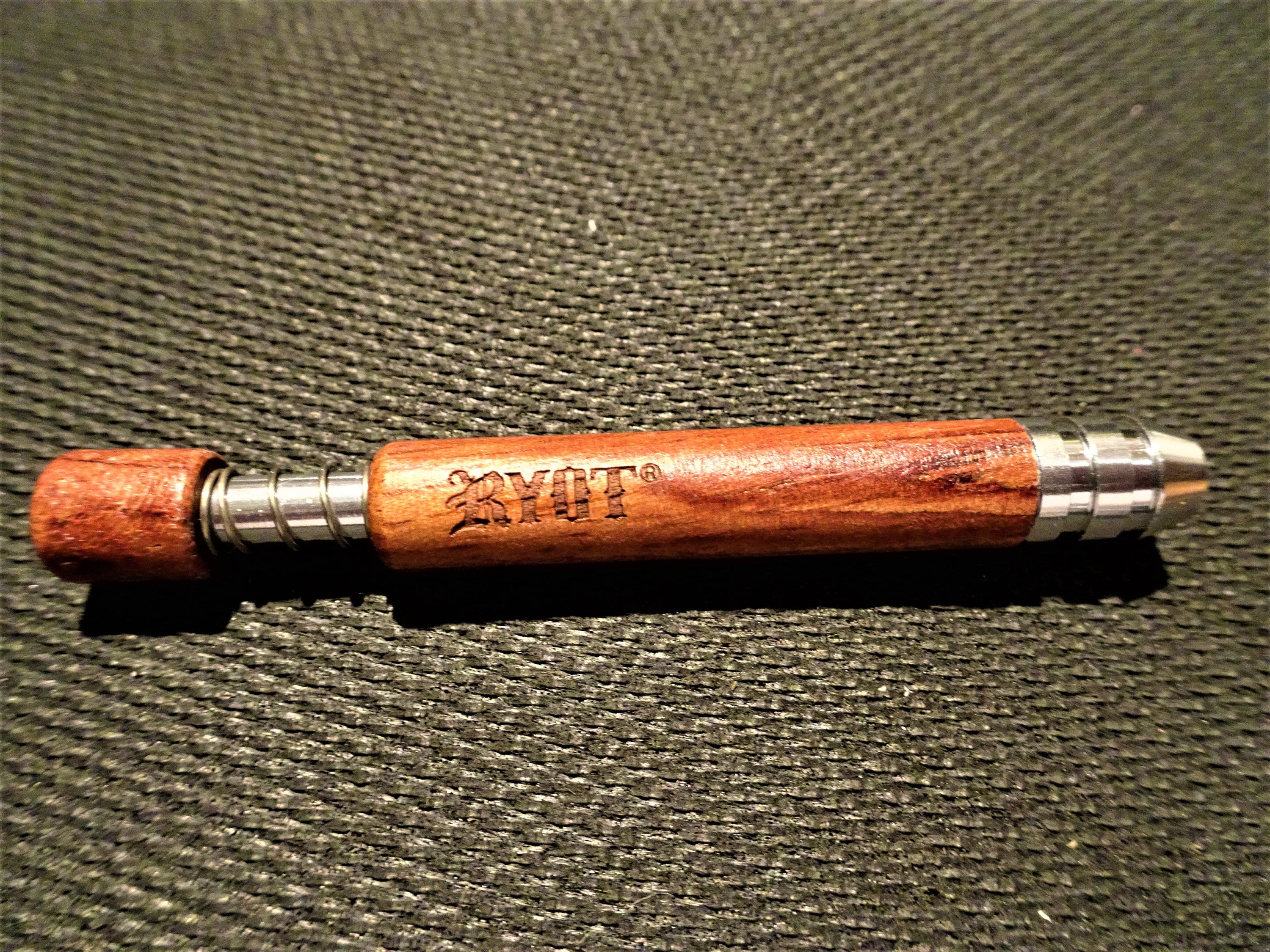 Rosewood Wood One-hitter Bat Spring Loaded Ash Push Ejector | Etsy