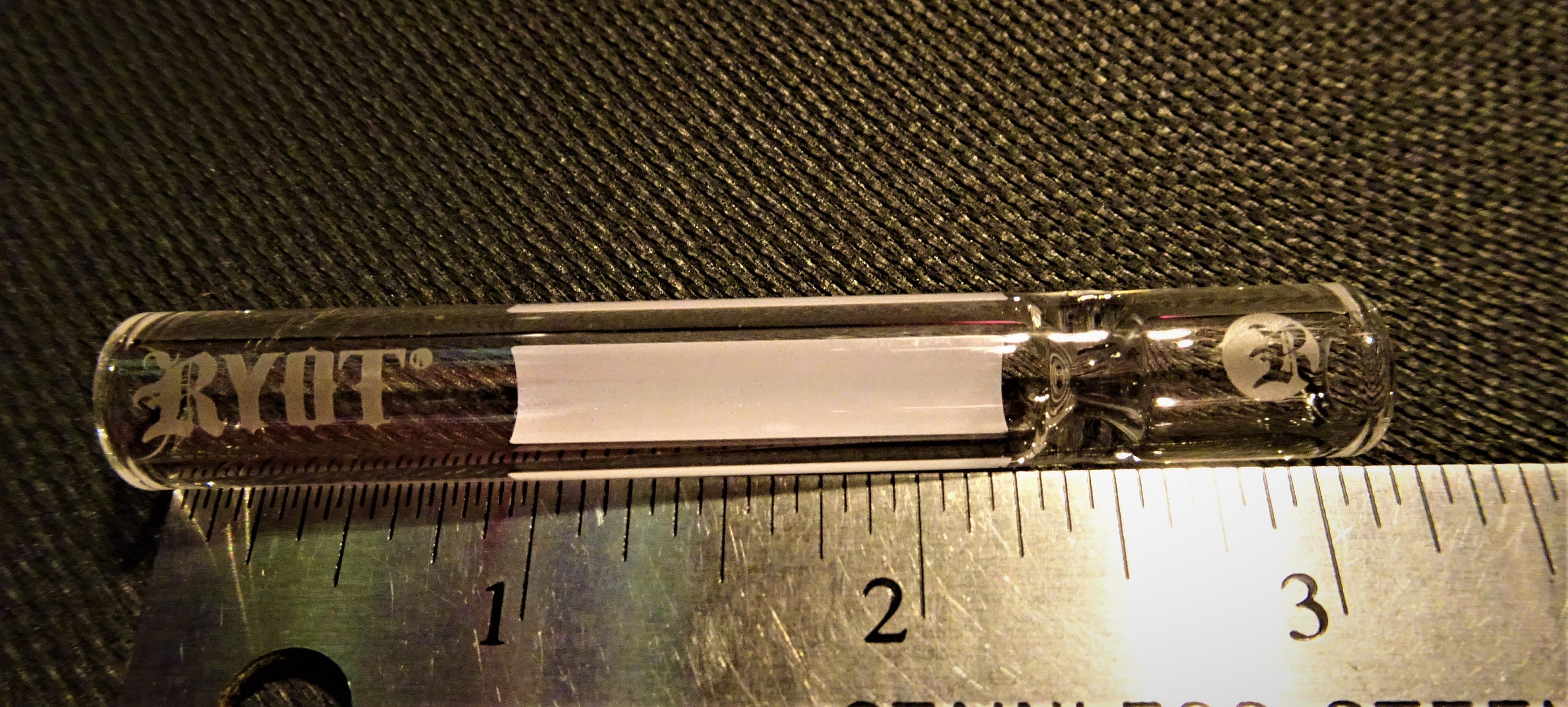 1 one 12mm Clear Glass Bat One Hitter Bat Large Chillum High - Etsy