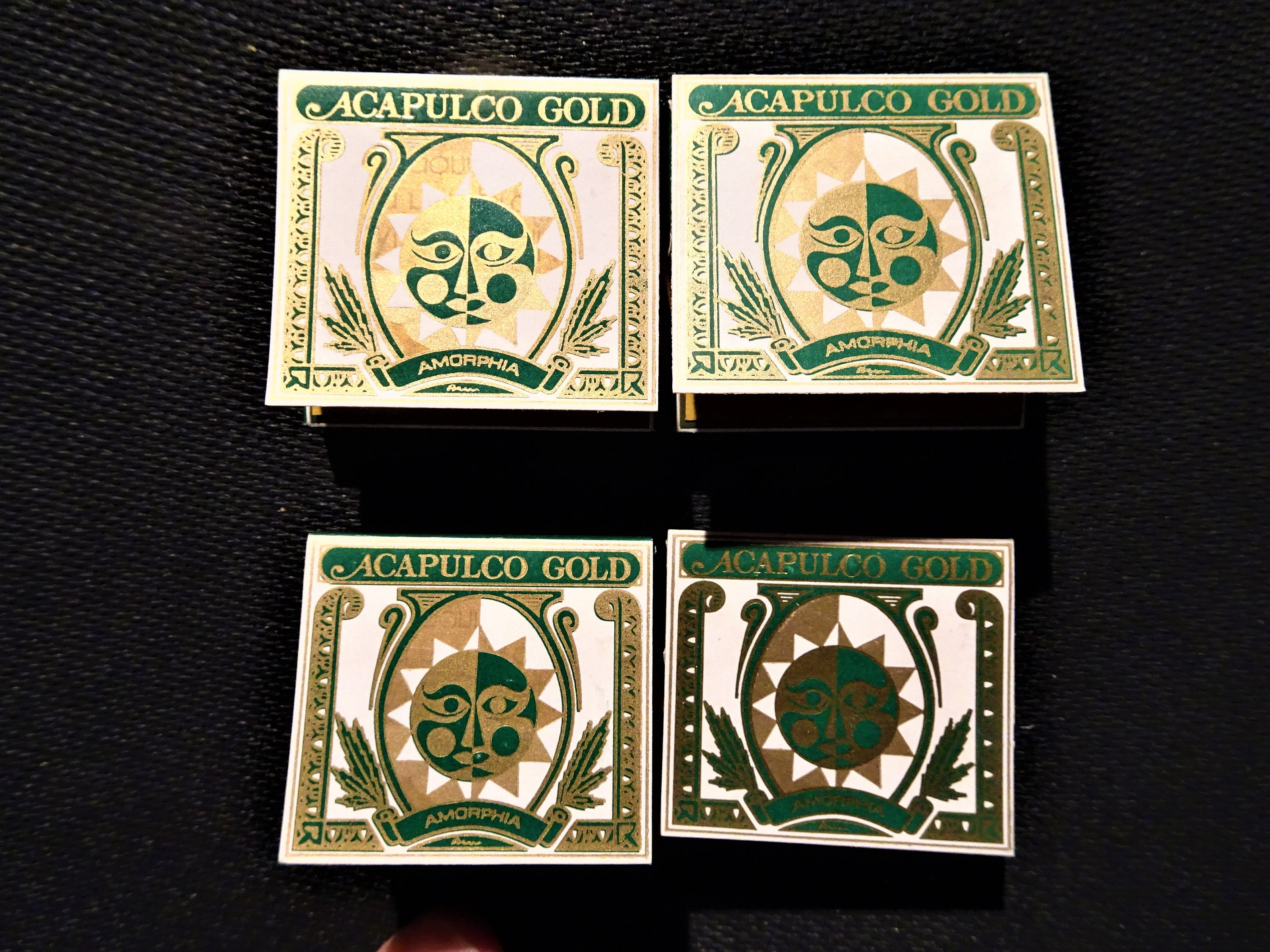 4 Packs Ultra RARE Vintage Rolling Papers Acapulco Gold by | Etsy