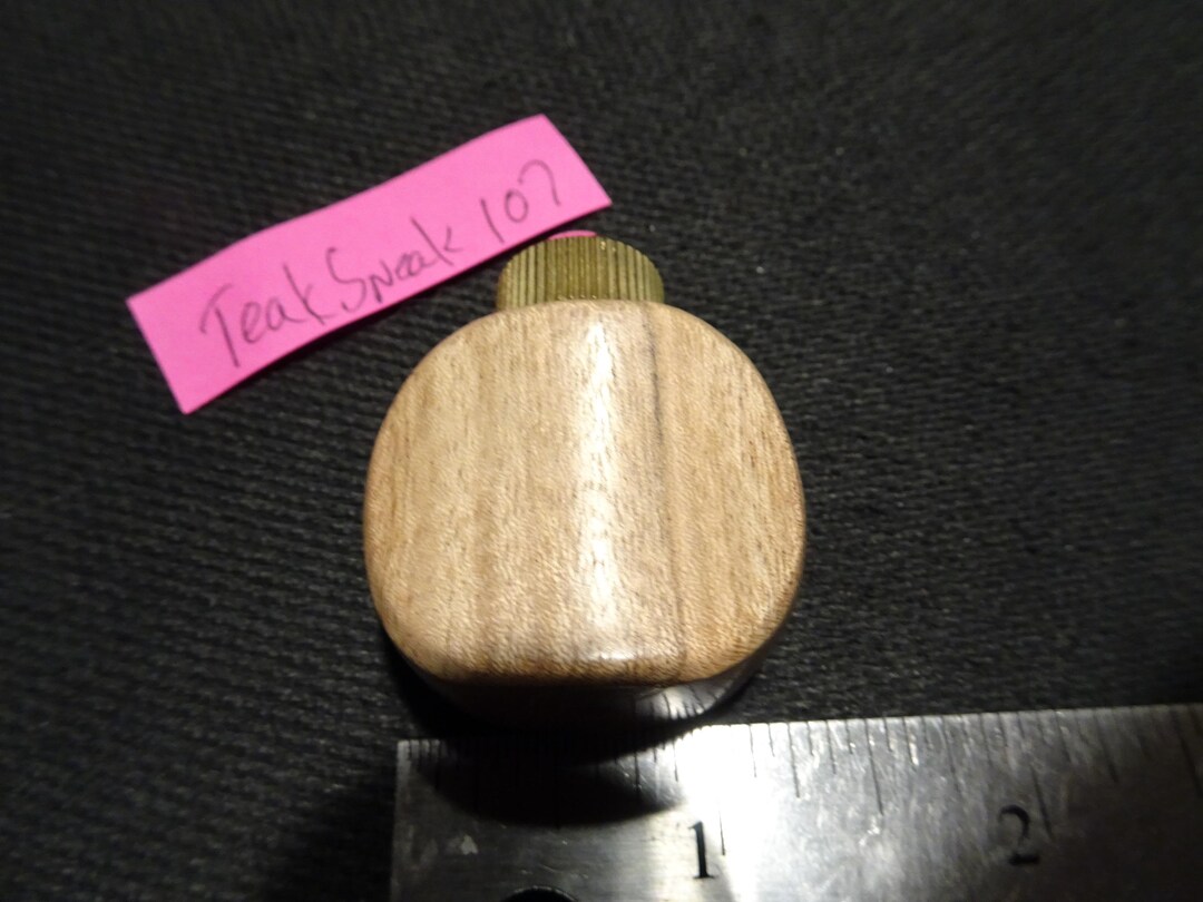 Retro Golden Tokens Handmade Beautiful Light TEAK Wood Brass Smoking ...