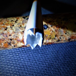 1 Grinder Tipped Digger Bat One Hitter Cigarette Pipes 3" Metal 4 ...