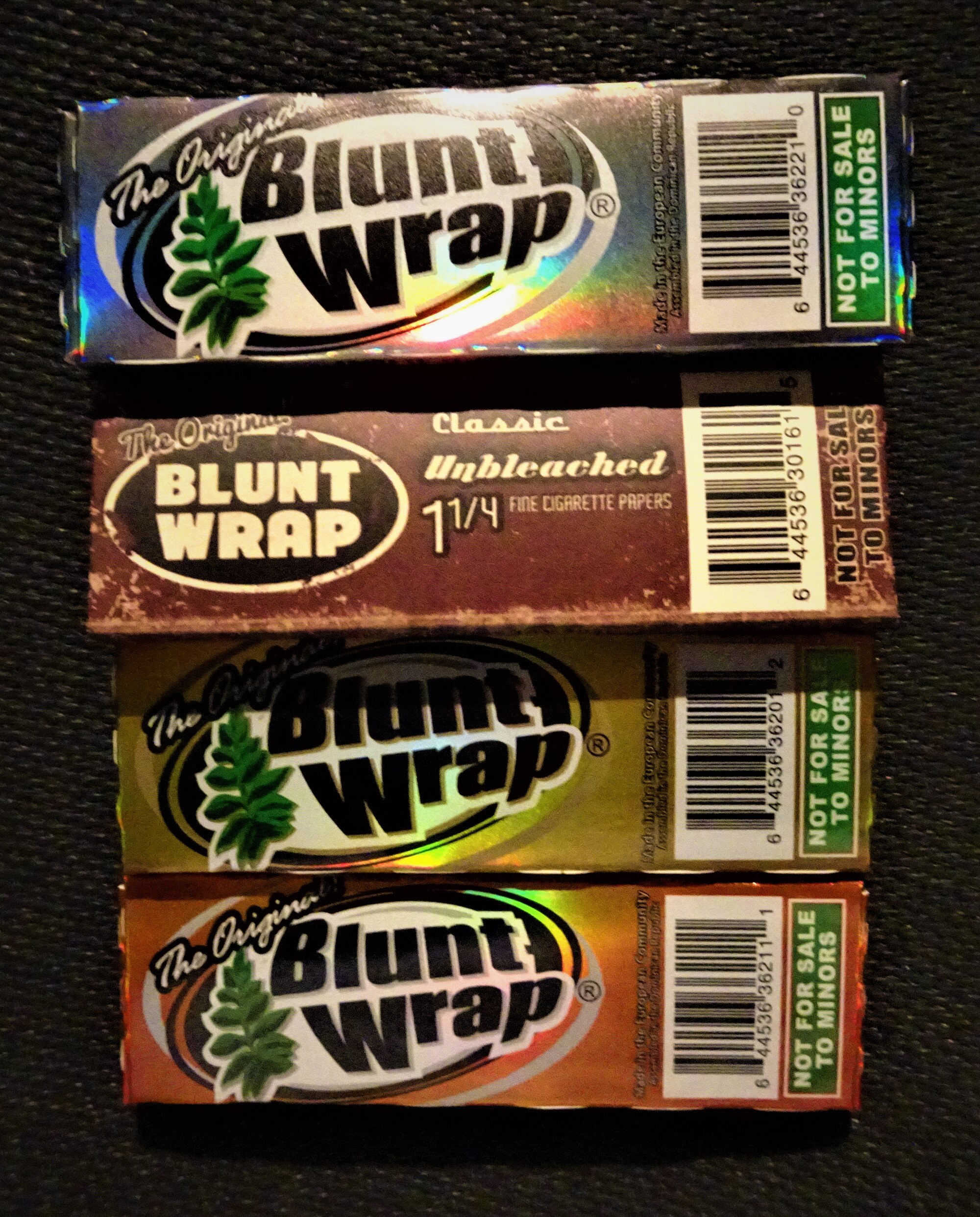 Blunt Wraps All Four Versions 4 Packs Fine Cigarette Rolling | Etsy