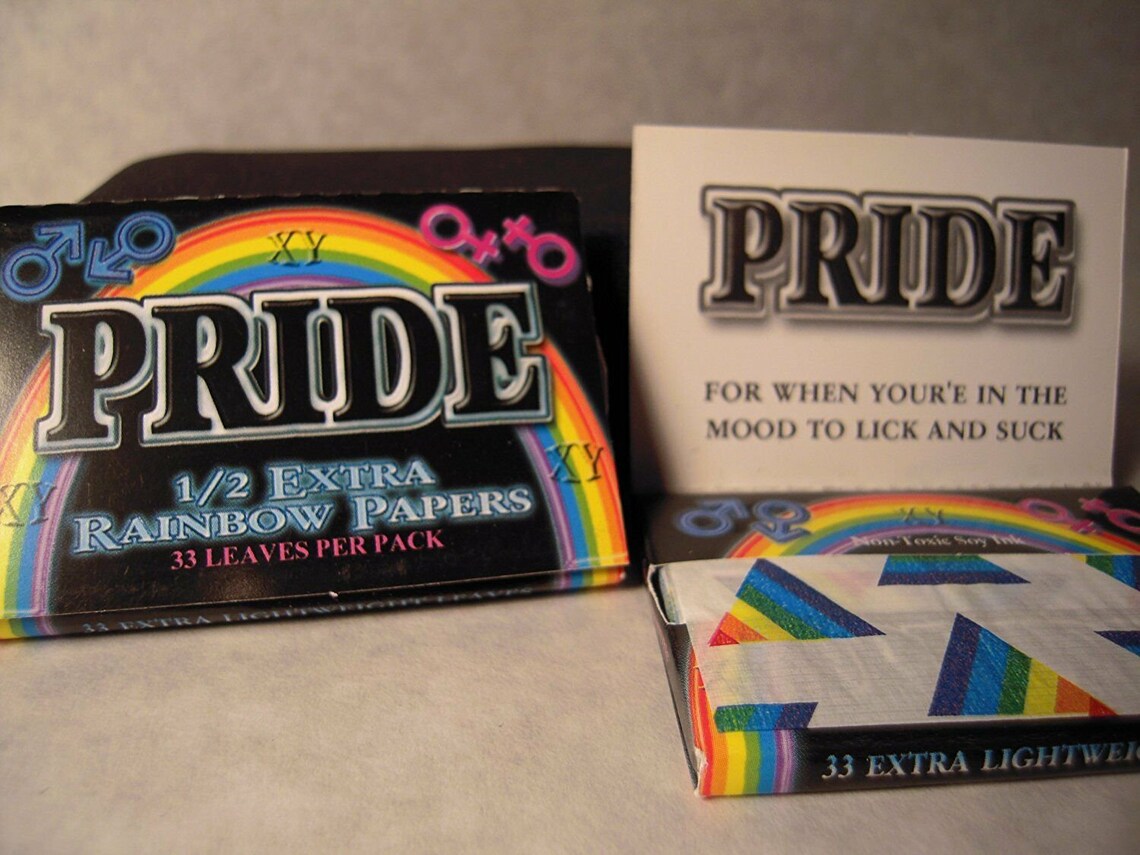 PRIDE Rainbow Club Cigarette Rolling Papers Vintage No Longer - Etsy