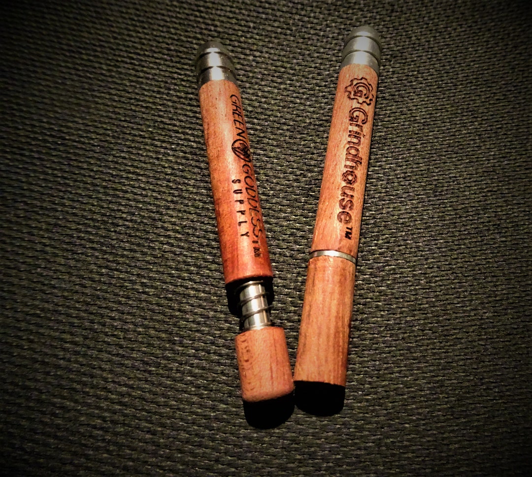 Exotic Wood One-hitter Bat 1~spring Loaded Ash Push Ejector 1 ~TWIST ...