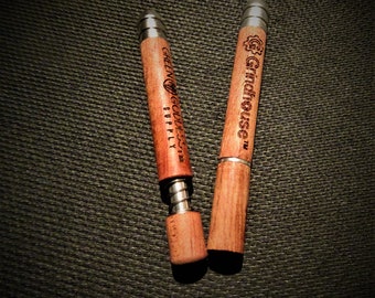 Exotic Wood One-Hitter Bat Spring Loaded Ash Push Ejector 1 | Etsy