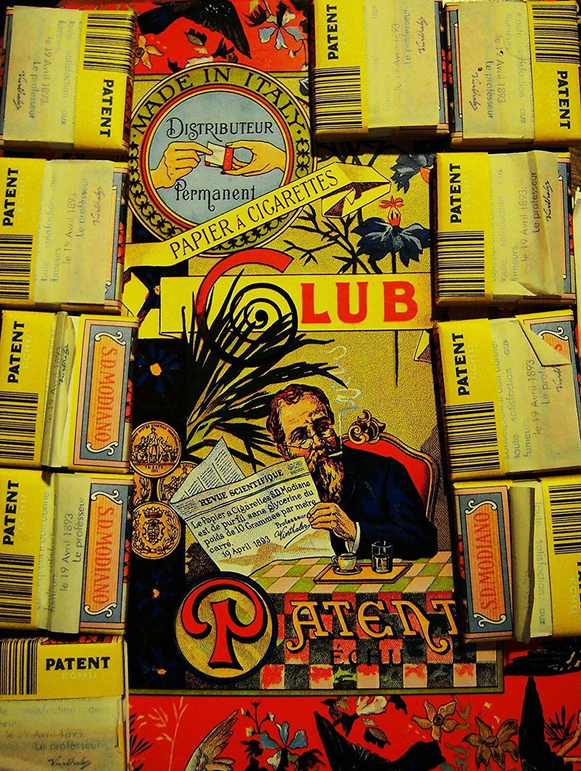 CLUB French Square SD Modiano Rolling Papers Blue Printed 1st | Etsy