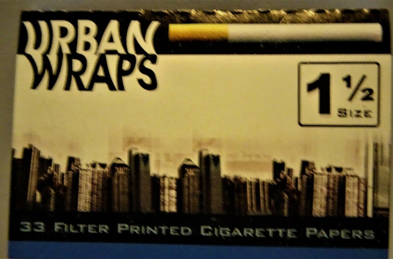 1 Pack Urban Wraps Filter Appearance Printed 1 1/2 Rolling - Etsy