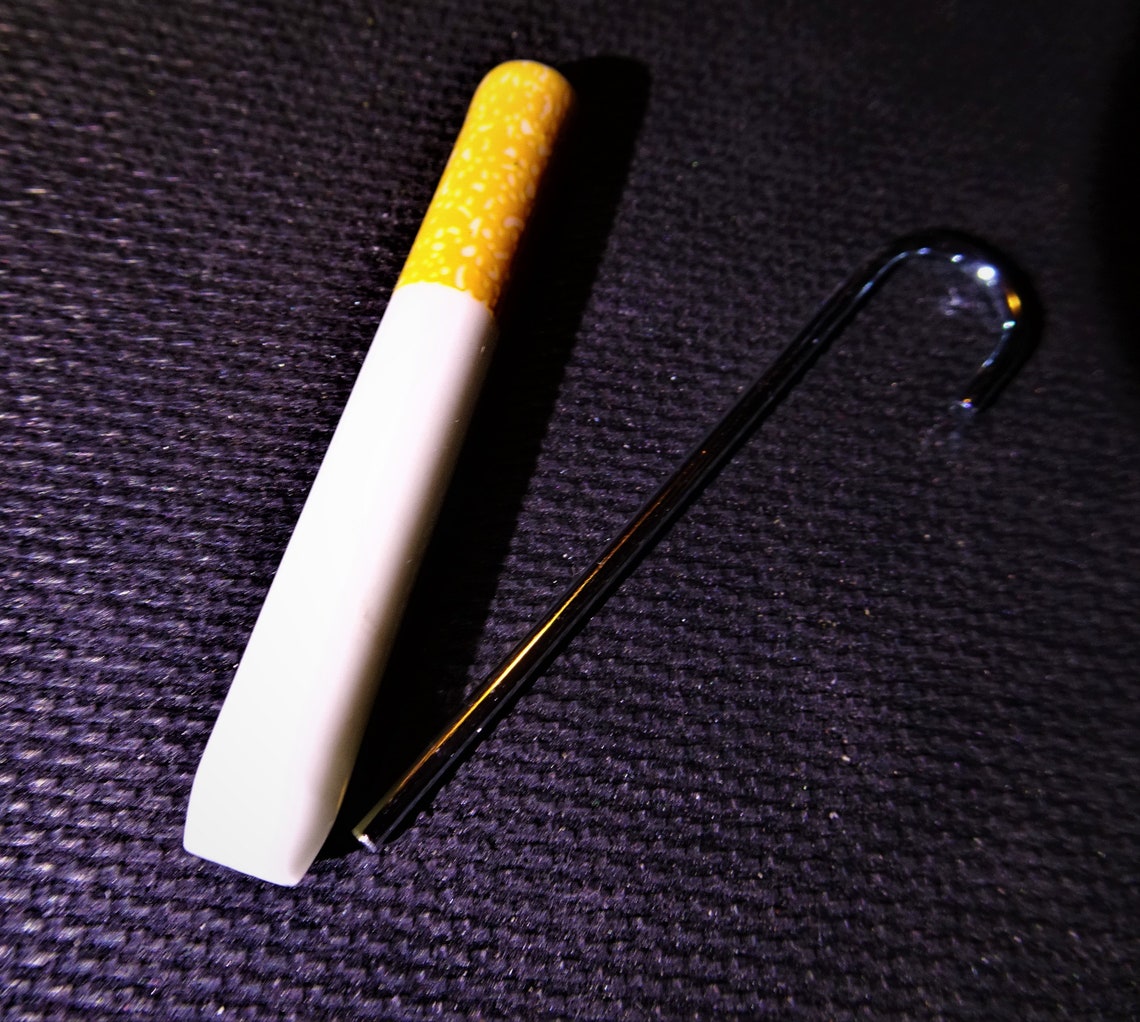 1 Ceramic Quartz Glass Bat One Hitter 2 1/4 In. Long Cigarette - Etsy