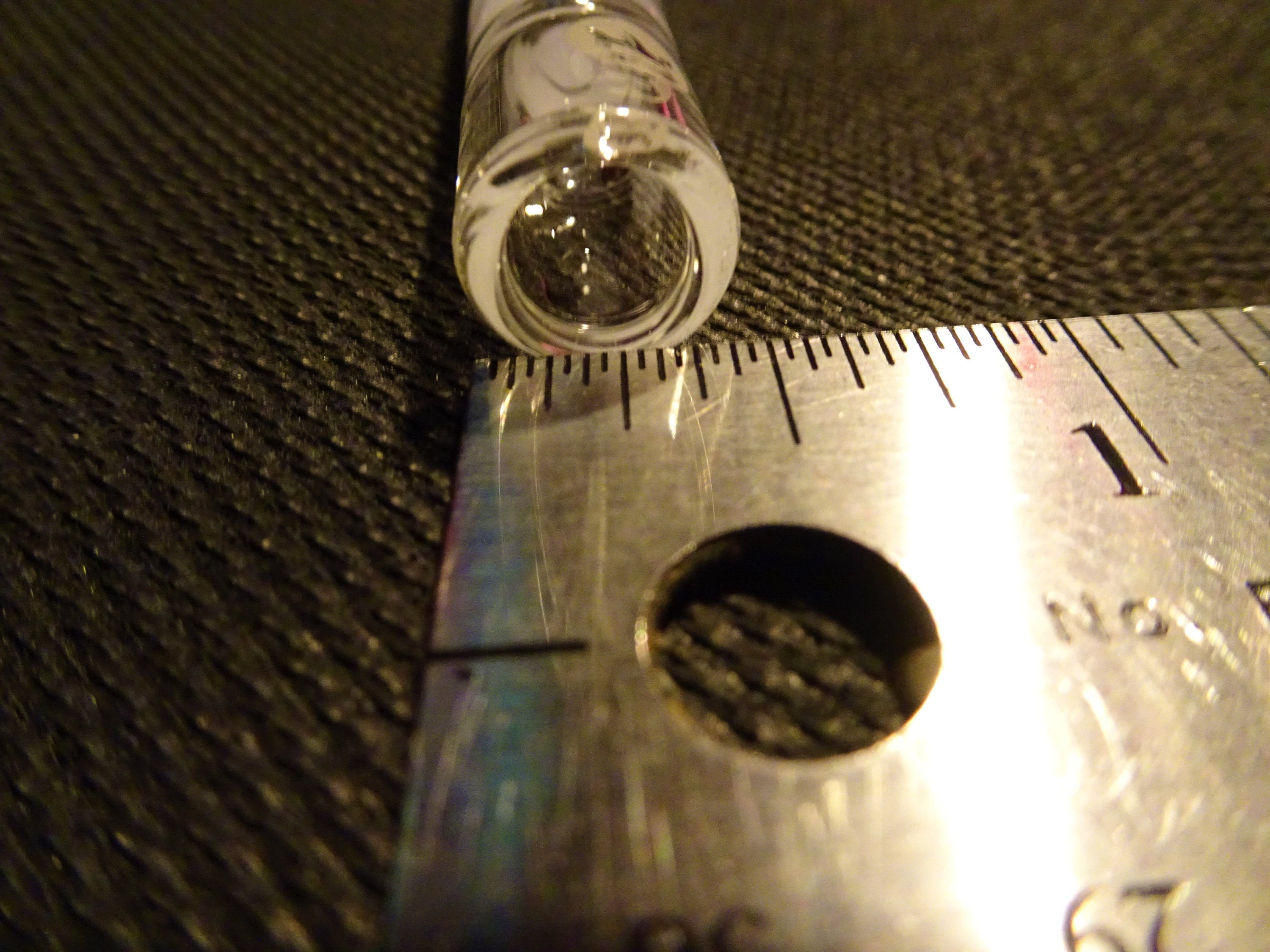 1 one 12mm Clear Glass Bat One Hitter Bat Large Chillum High - Etsy