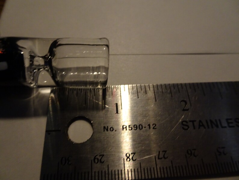 6 LOCK N LOAD Glass Chillum Pipe With Cap 9mm 3 Discreet - Etsy