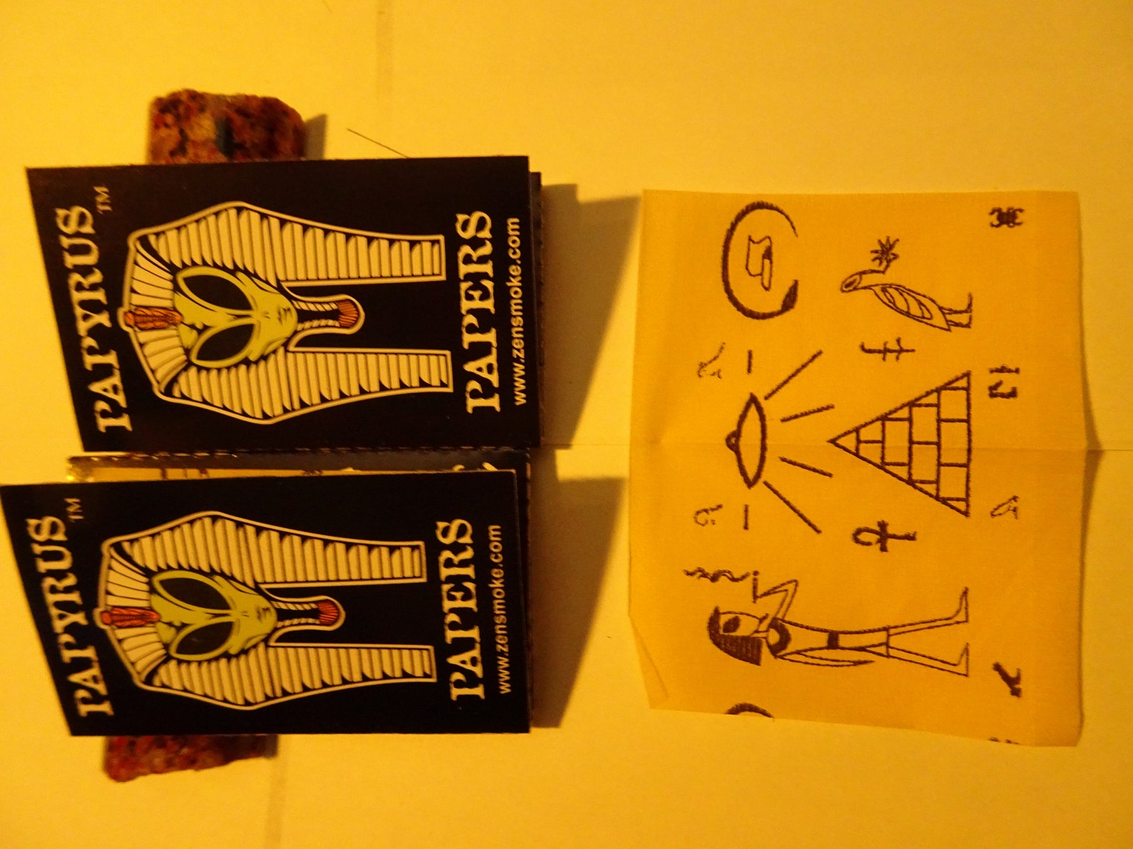 Papyrus Papers Club Rolling Papers Ancient Alien Print Rare - Etsy