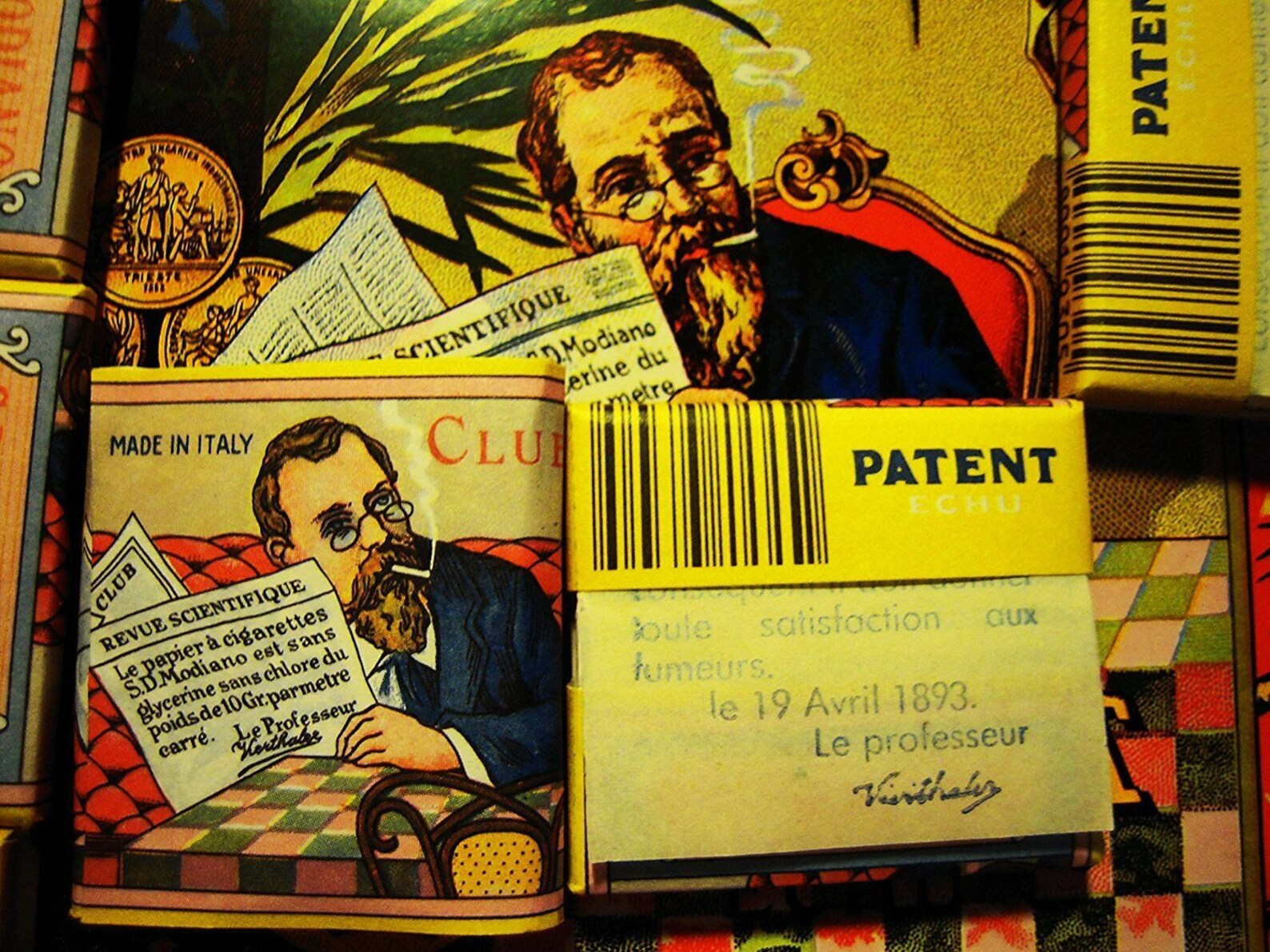 CLUB French Square SD Modiano Rolling Papers Blue Printed 1st - Etsy UK
