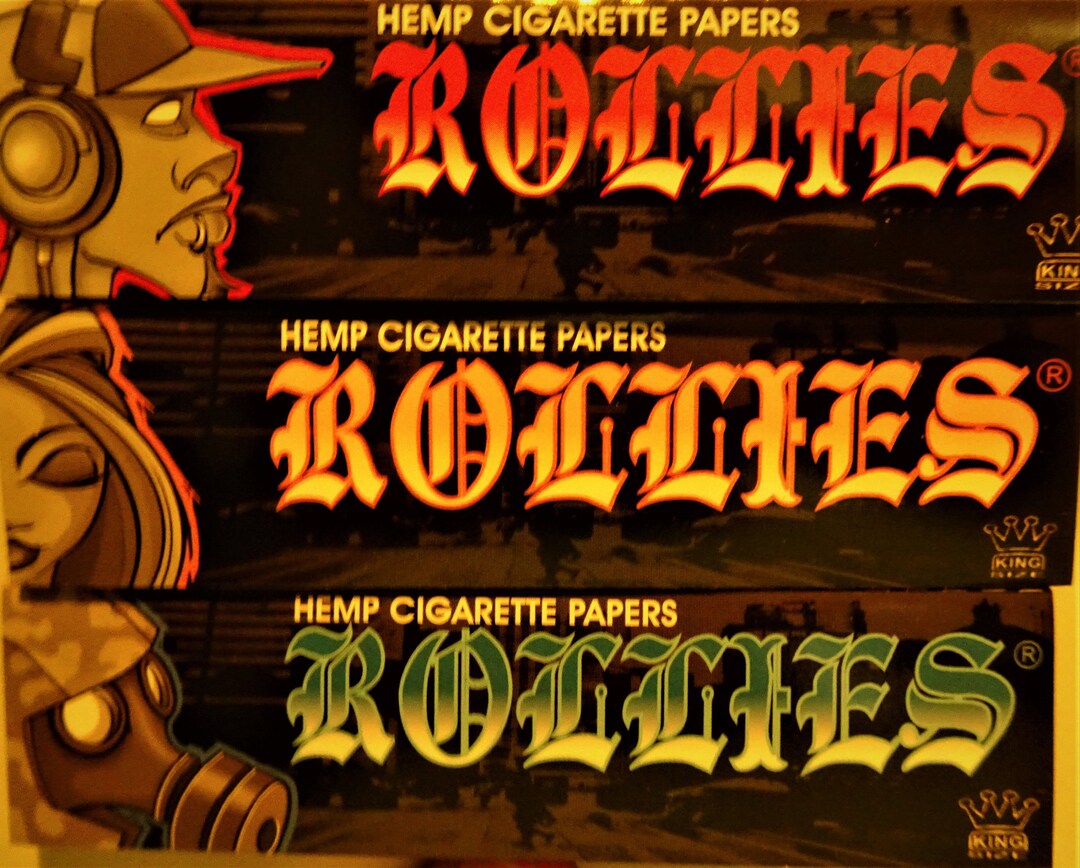 3 packs Rollies King Size hemp cigarette rolling papers Hard To Find ...