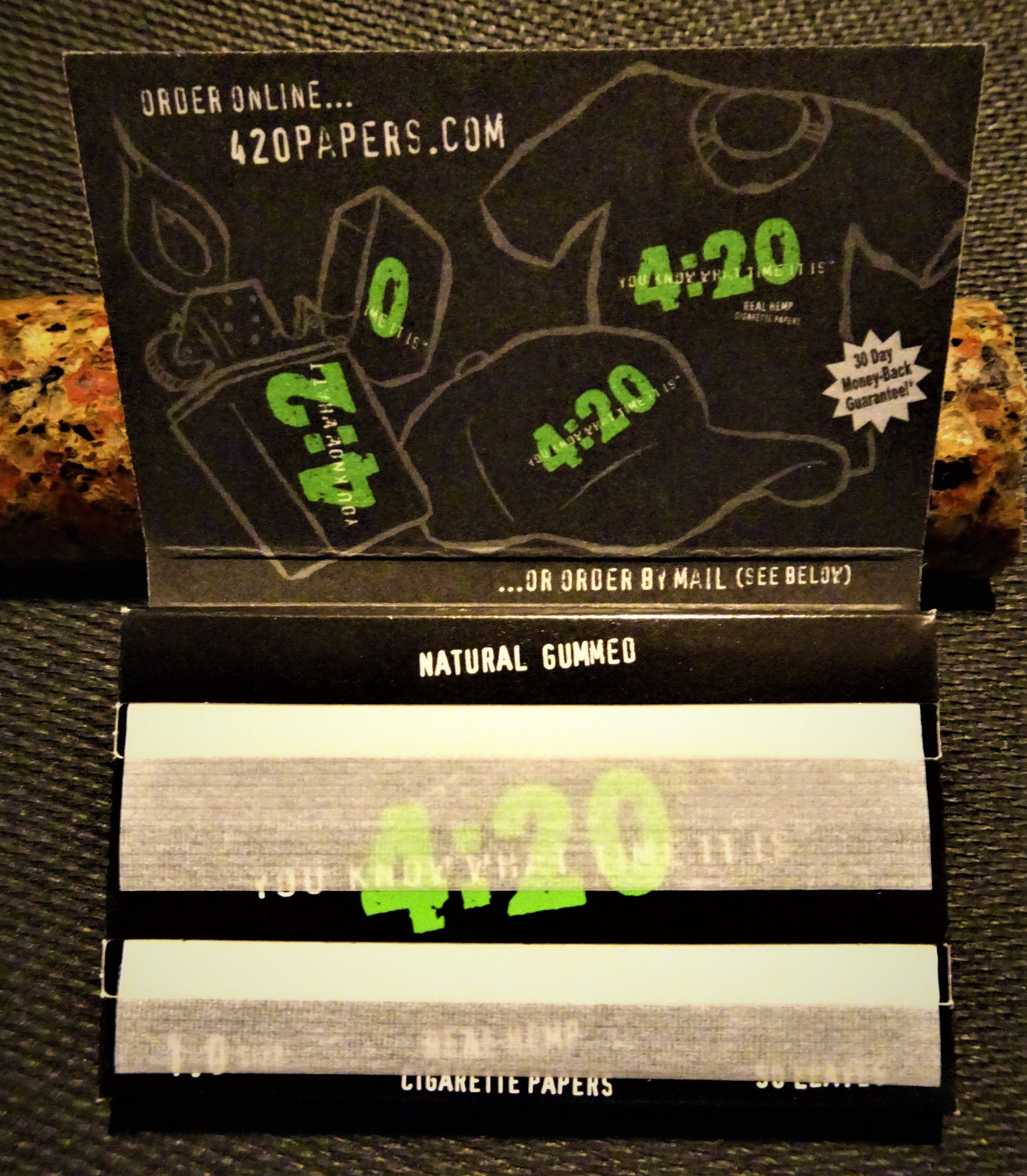 4 20 Brand Cigarette Rolling Papers Ultra Rare Hard To Find 2 Etsy