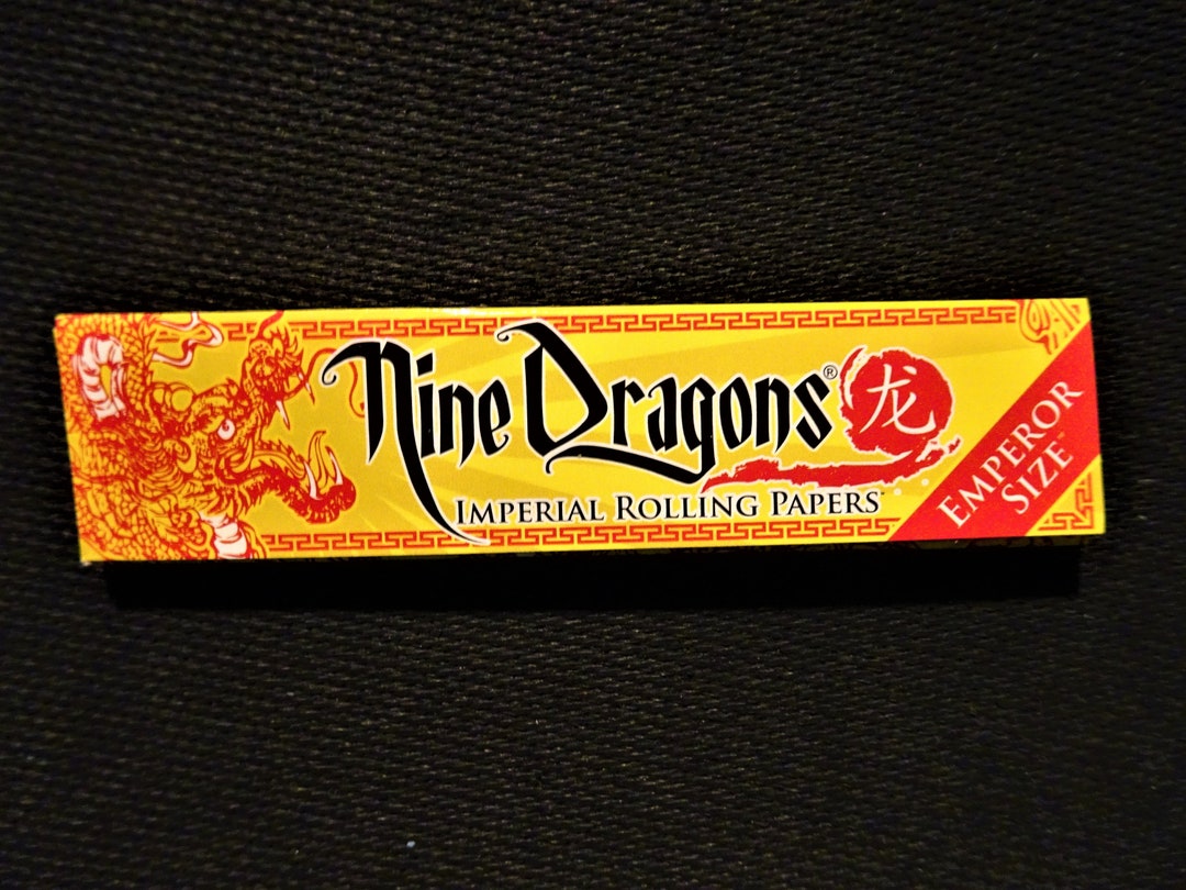 Nine Dragons Cigarette Rolling Papers King Size Very Hard to Find ...