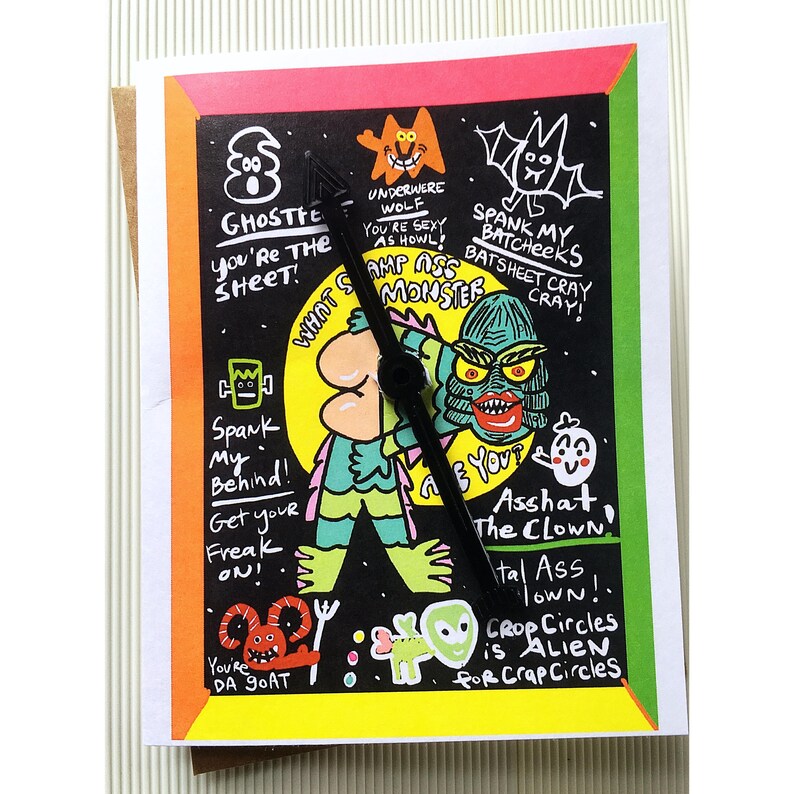 What SWAMP ASS Monster Are You? Cheeky Halloween/ Fathers Day Butt Type ...