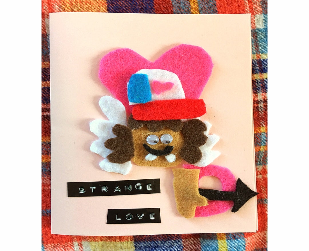 Stranger Things Dustin Inspired Valentine Card, Strange Love , Pop ...