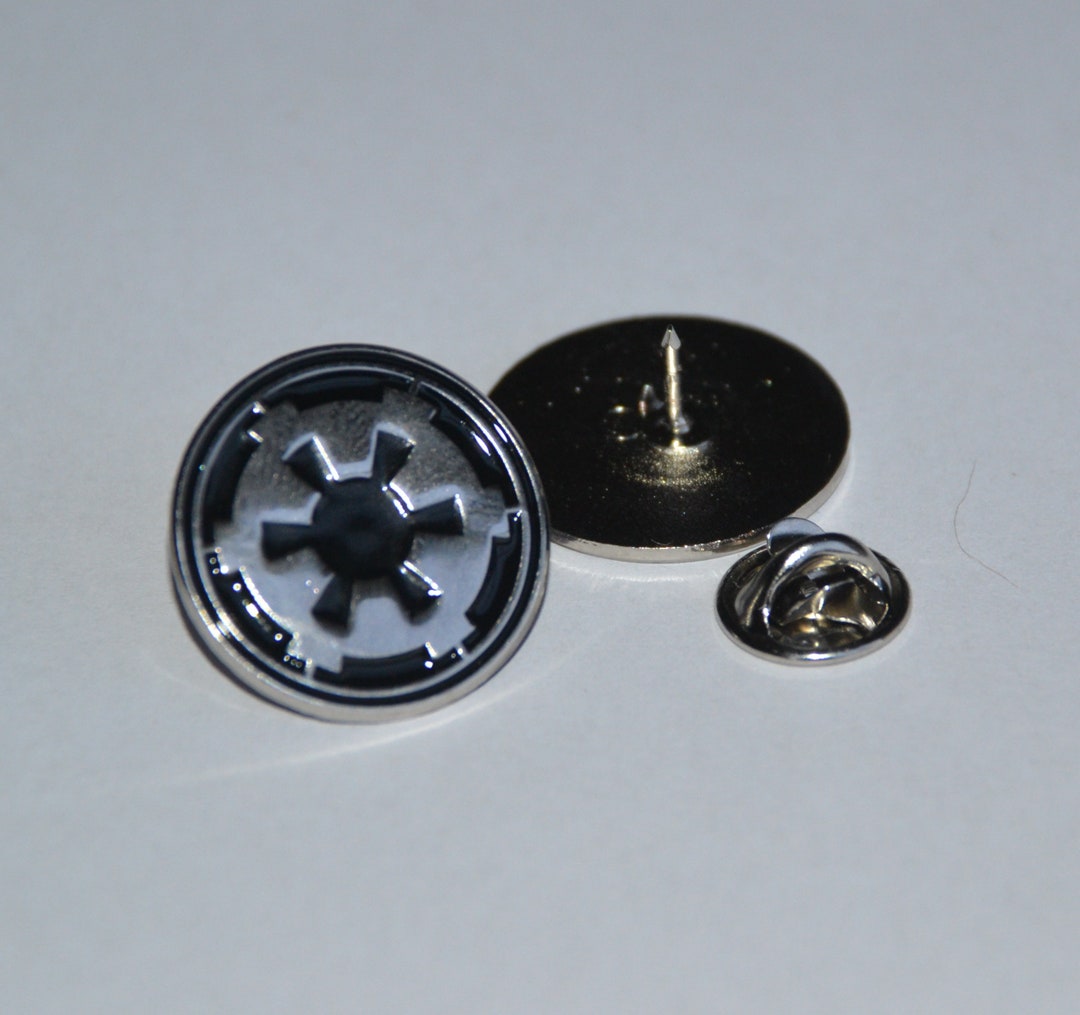 Imperial Cog Pin (diameter 22mm) Star Wars - Enamel Metal Lapel Pin ...