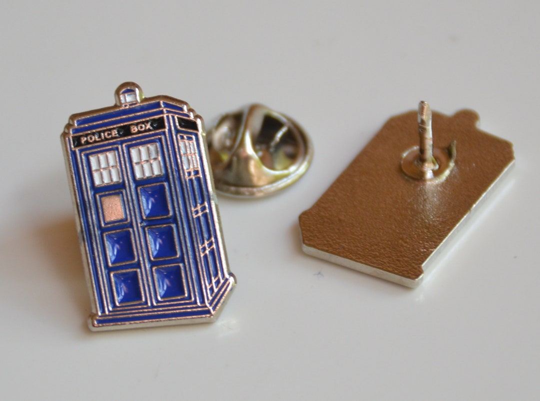 Tardis Pin *new Design* (max.dim 22mm) DR WHO Police Box, Time Machine ...