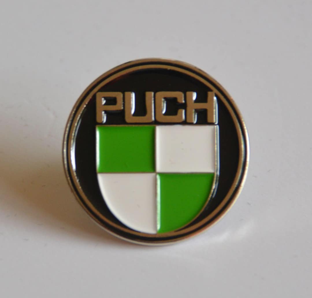 Puch Logo Pin Classic Design Vinatge (max.dim 25mm) - Enamel Metal ...