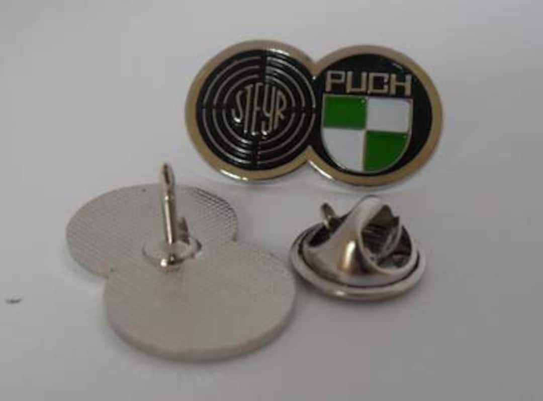 Puch Steyr Logo Pin Classic Design Vinatge max.dim 25mm Enamel Metal ...