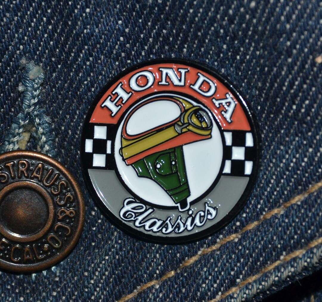Honda Classic Motorcycle Pin (max.dim 25mm) Enamel Metal Lapel Pin ...