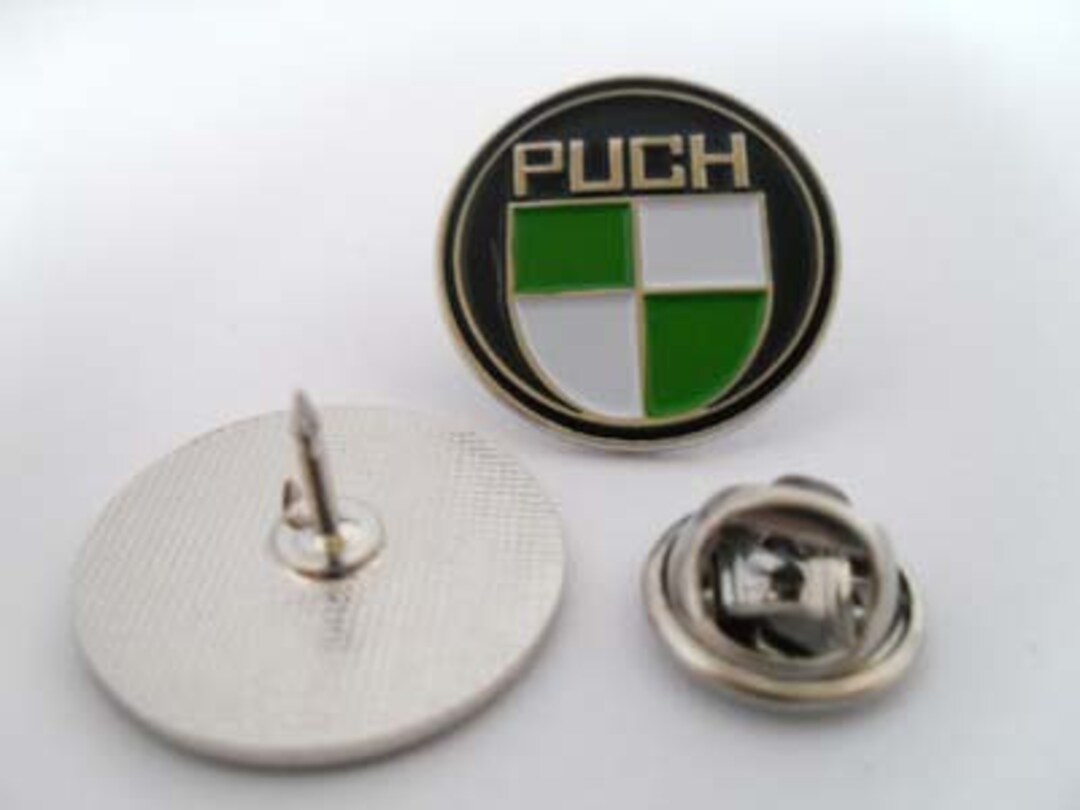 Puch Logo Pin Classic Design Vinatge max.dim 25mm Enamel Metal Lapel ...